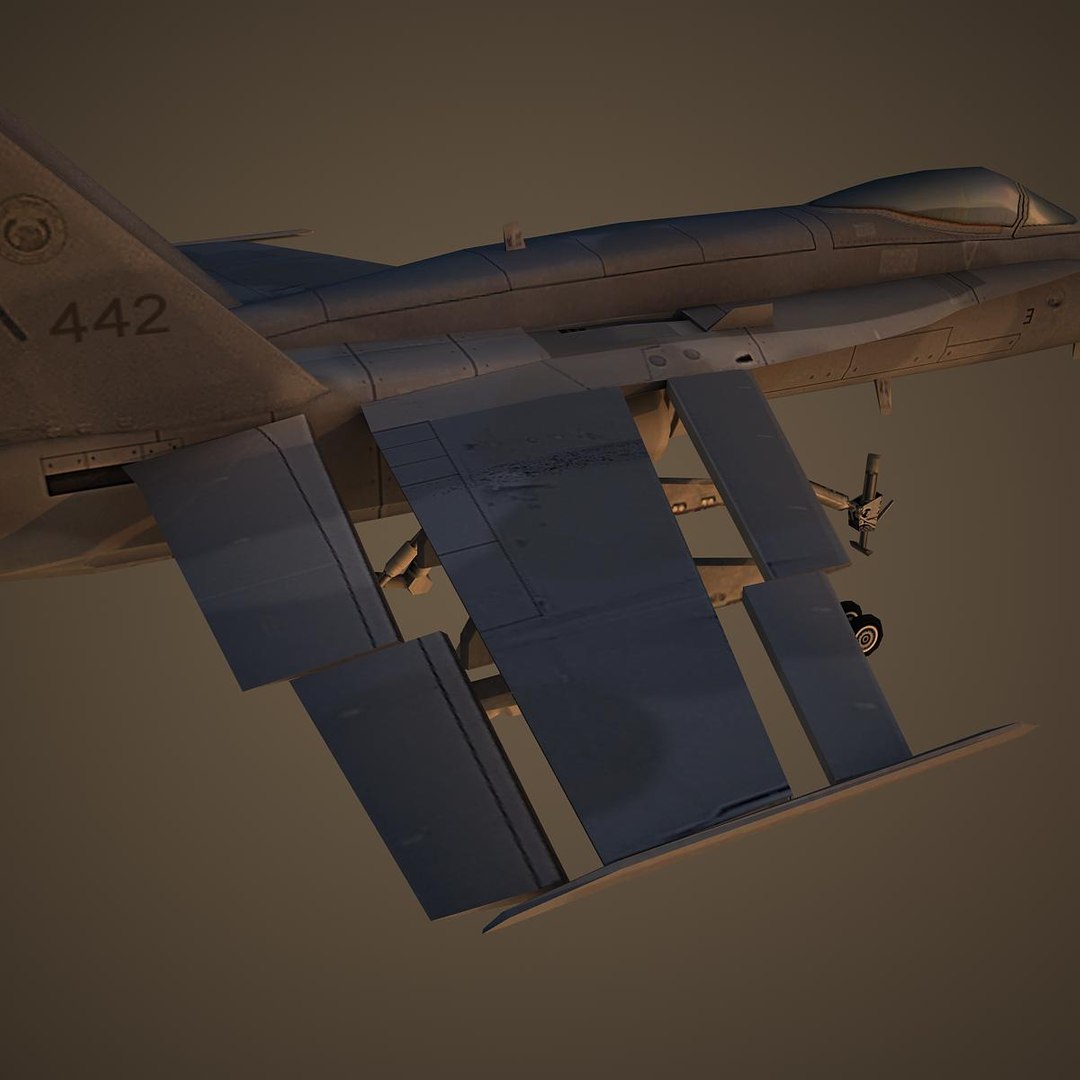3d Max Boeing Kaf Fighter