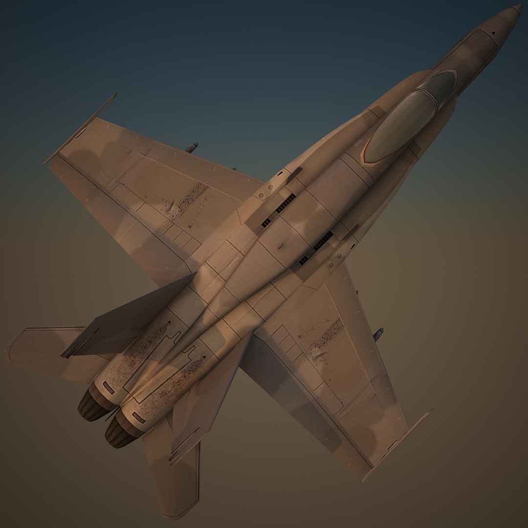 3d Max Boeing Kaf Fighter