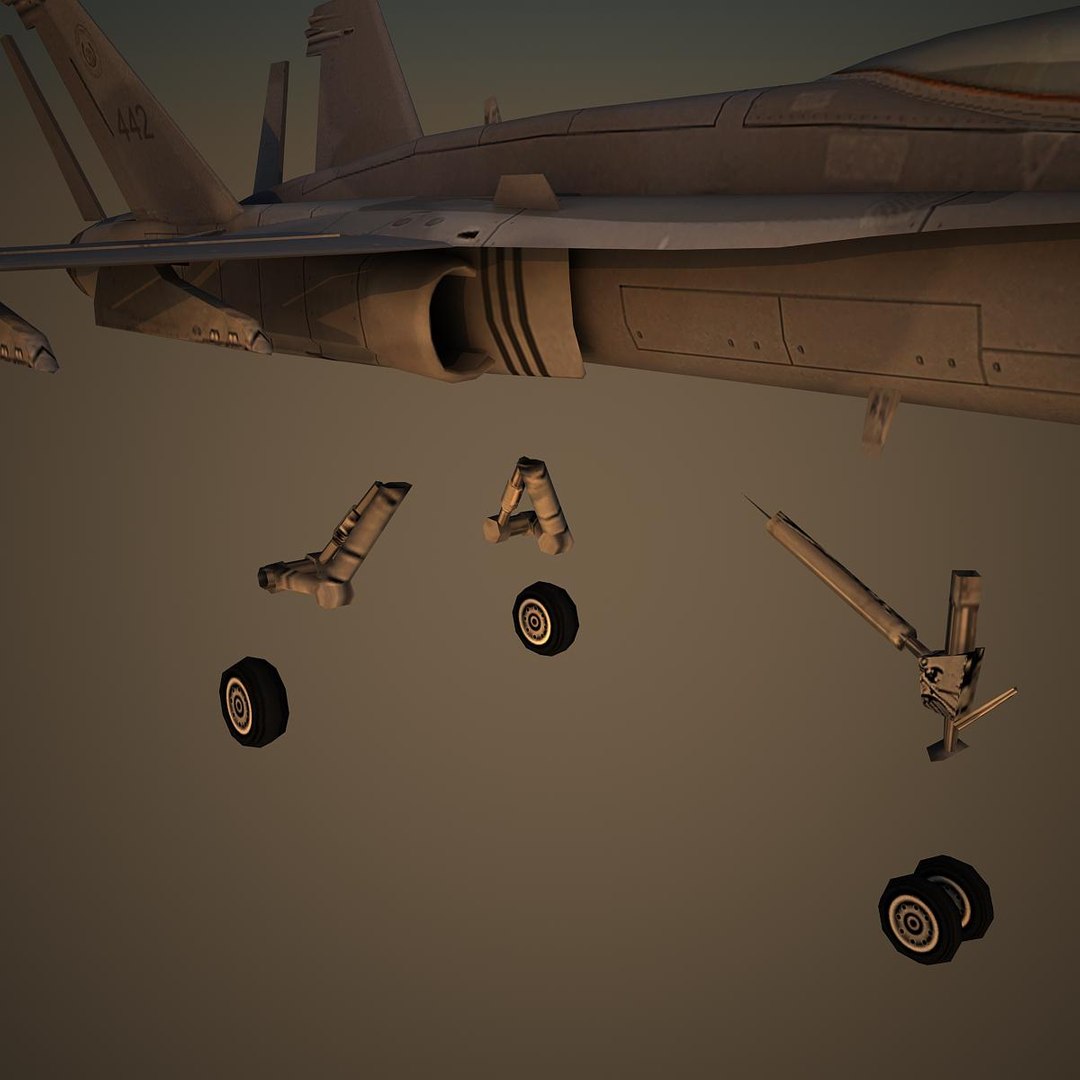 3d Max Boeing Kaf Fighter