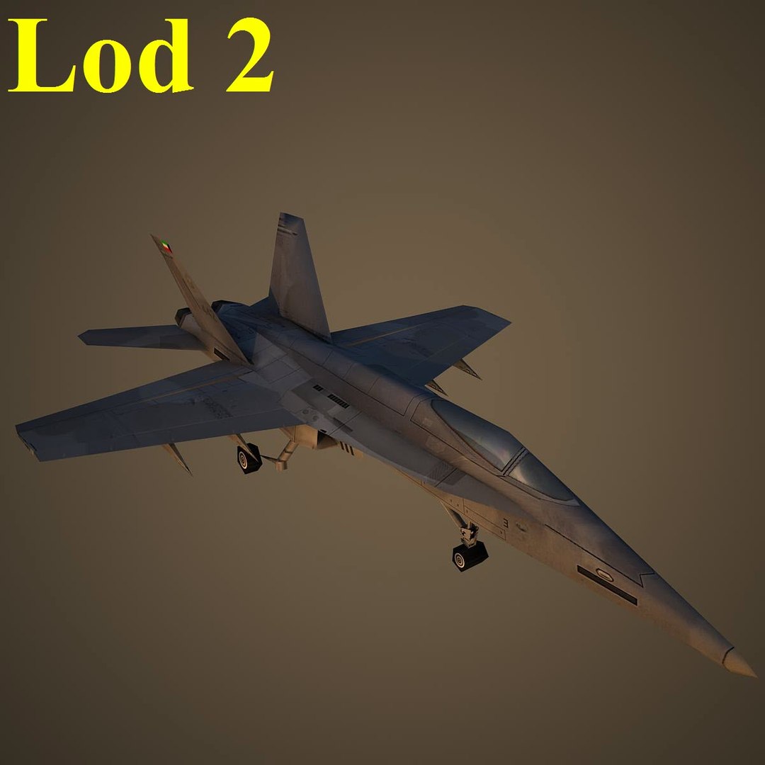 3d Max Boeing Kaf Fighter