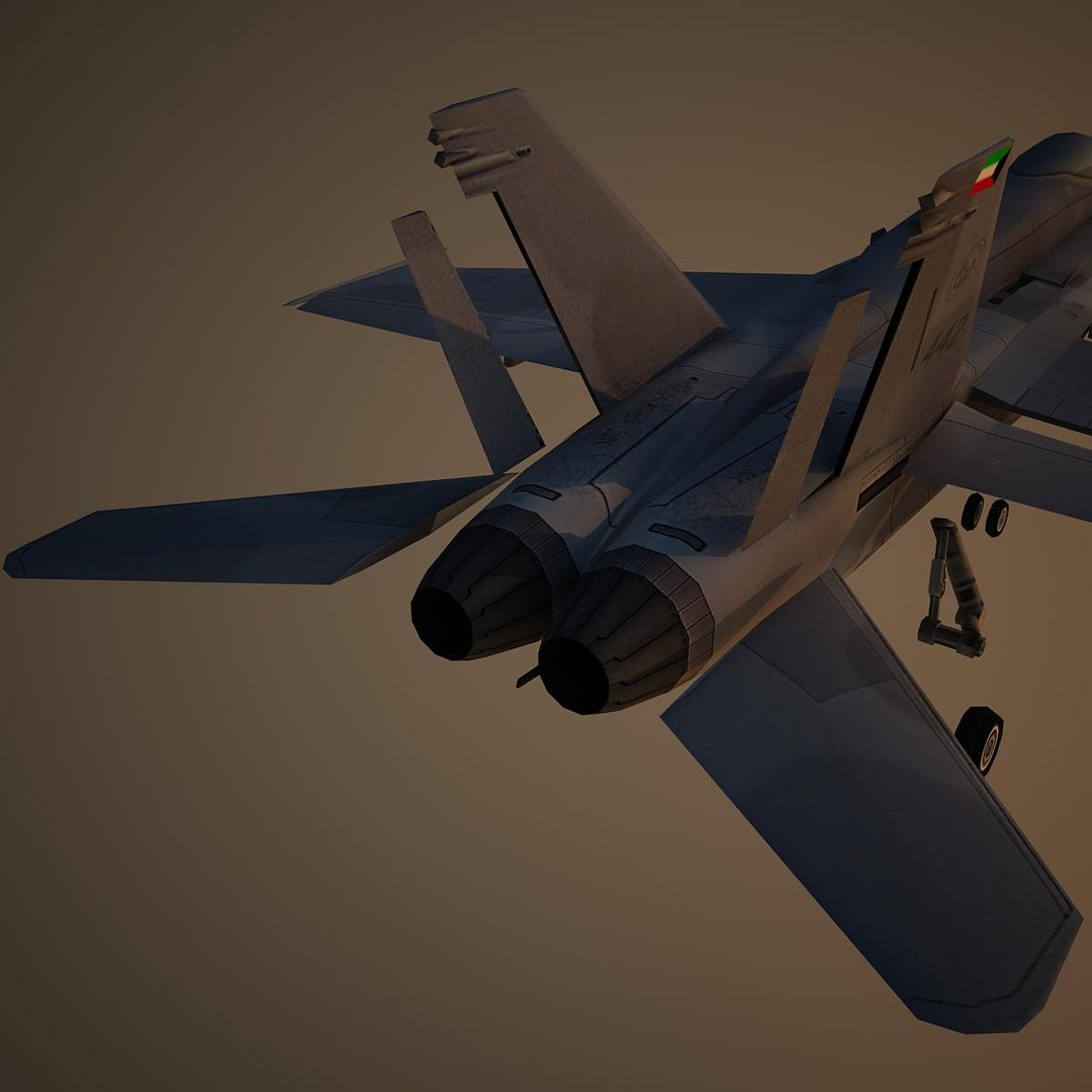 3d Max Boeing Kaf Fighter