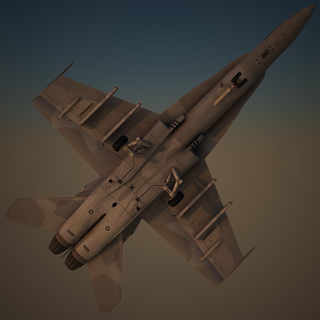 3d Max Boeing Kaf Fighter