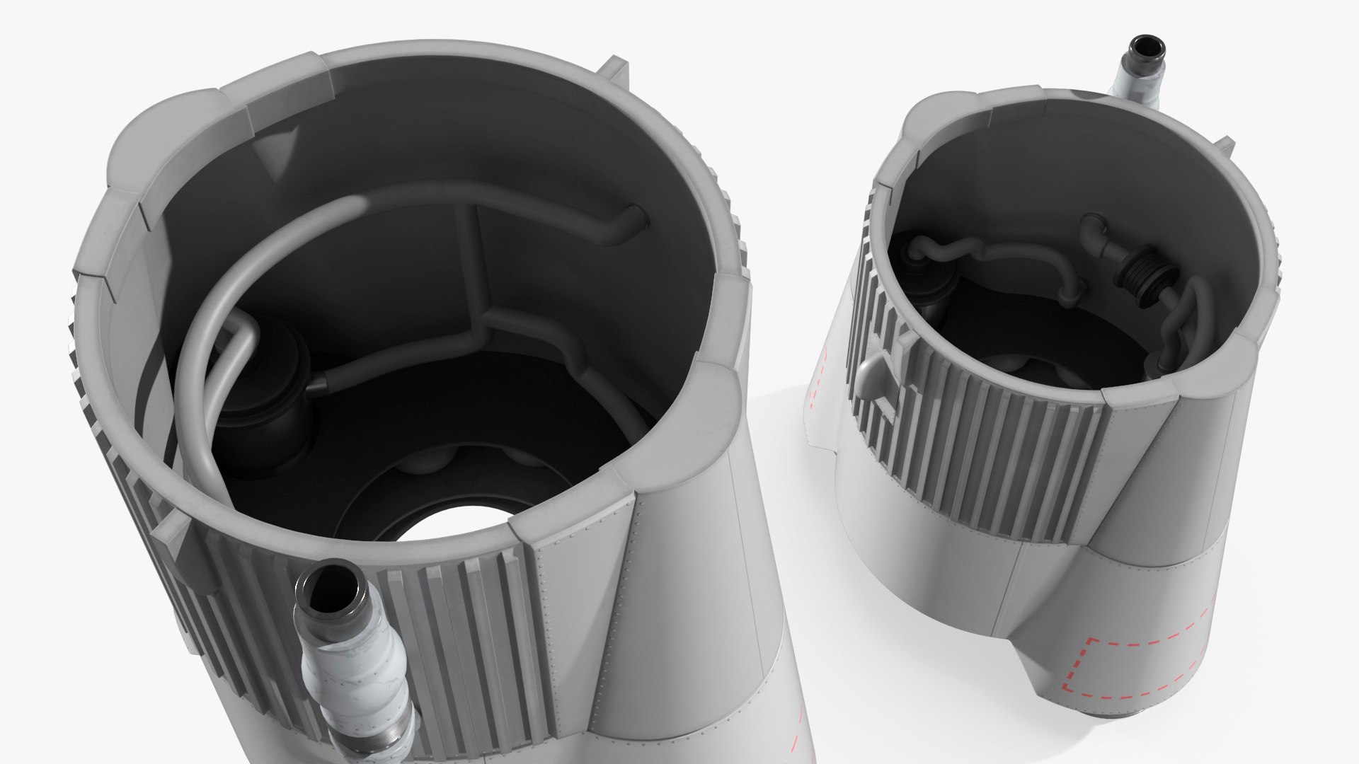 3D Booster Engine Compartment Model - TurboSquid 2455538