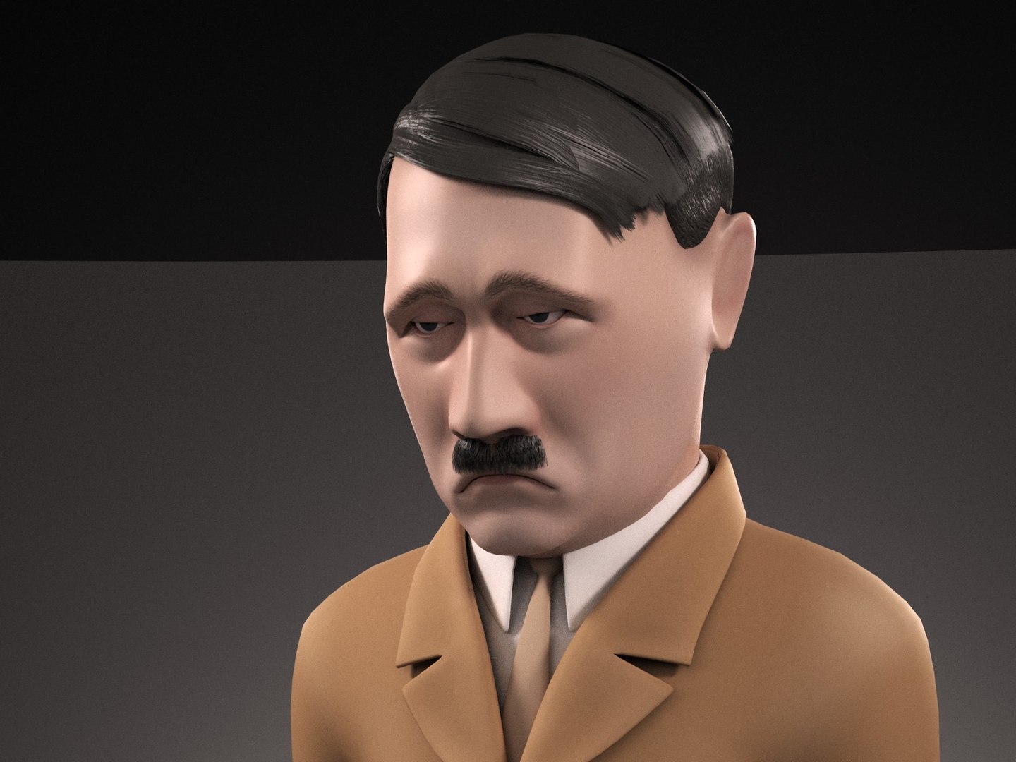 Adolf Hitler Cartoon 3D Model - TurboSquid 1290254