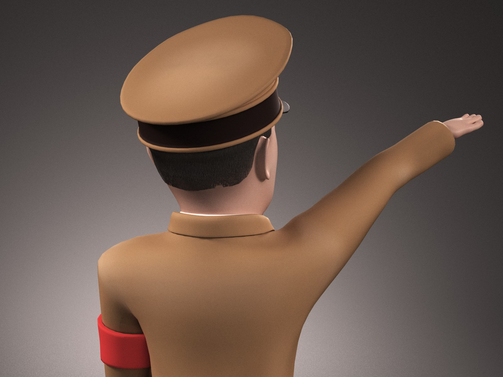 3D модель Мультфильм Адольф Гитлер - TurboSquid 1290254