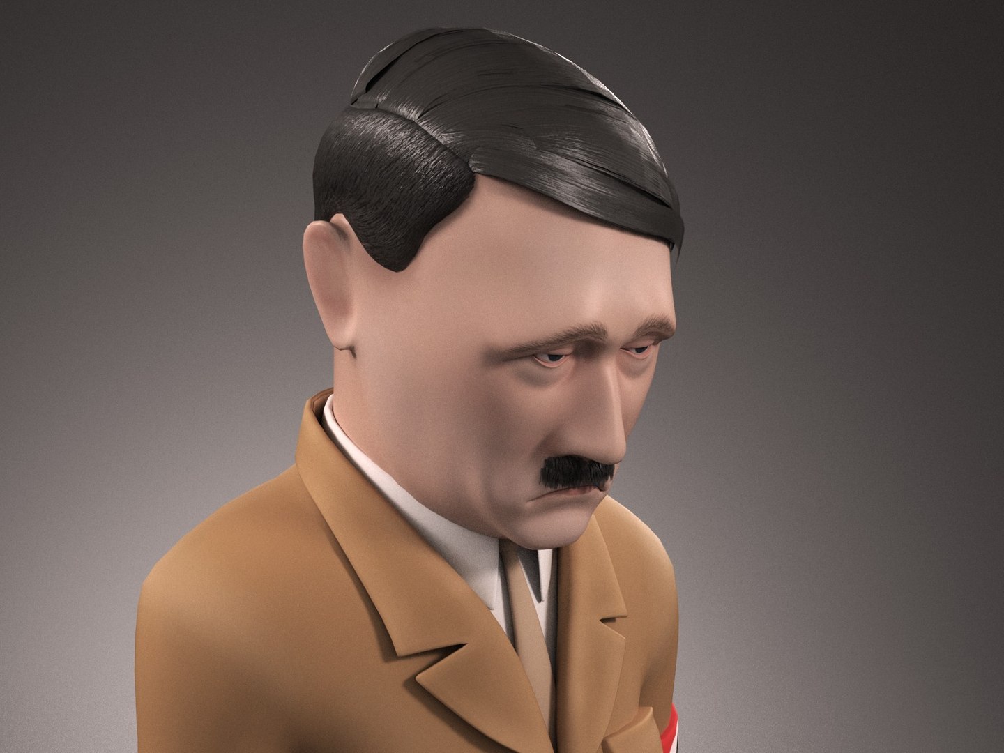 Adolf Hitler Cartoon 3D Model - TurboSquid 1290254