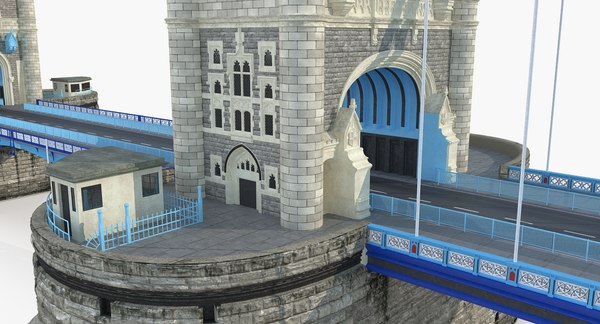 3d model tower bridge london