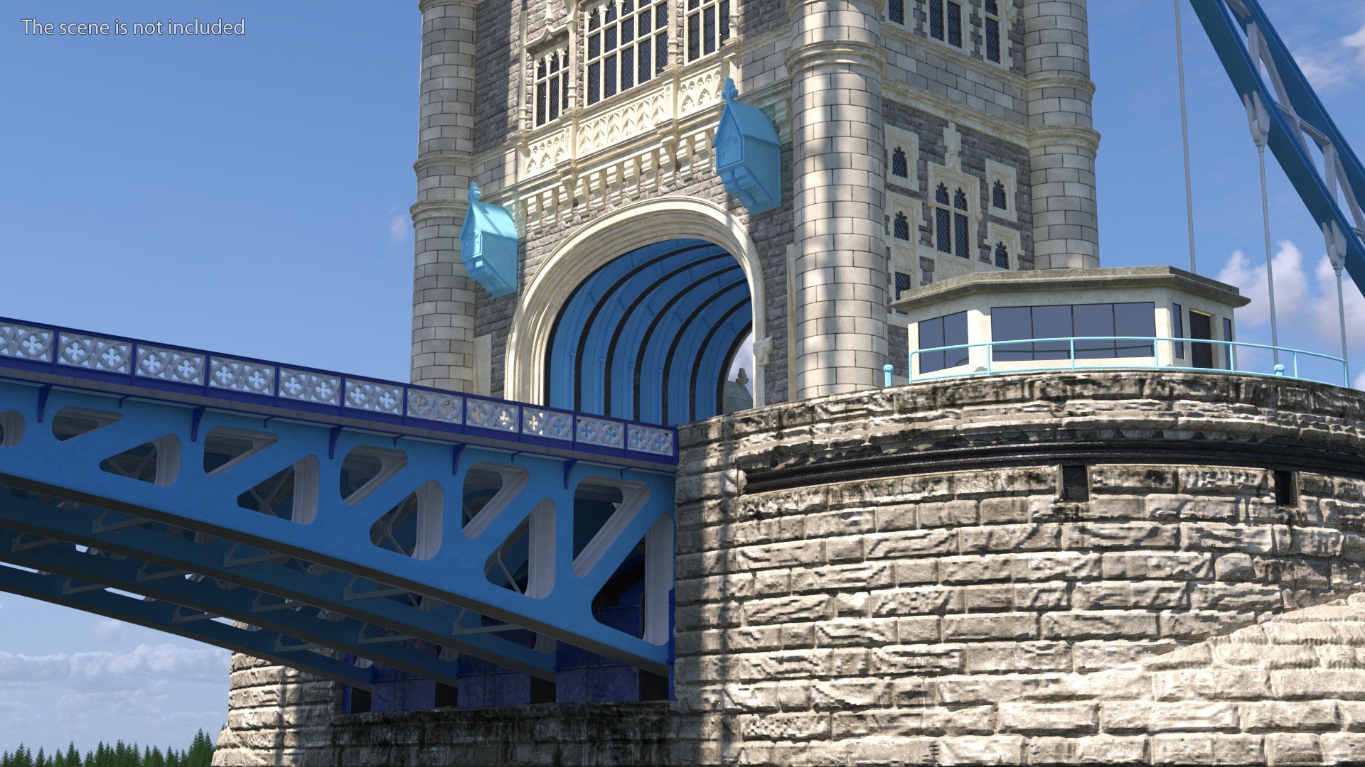 3d model tower bridge london