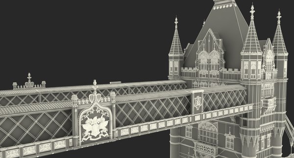 3d model tower bridge london