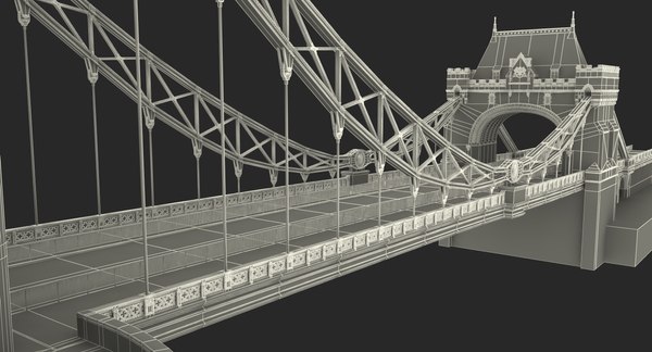 3d model tower bridge london