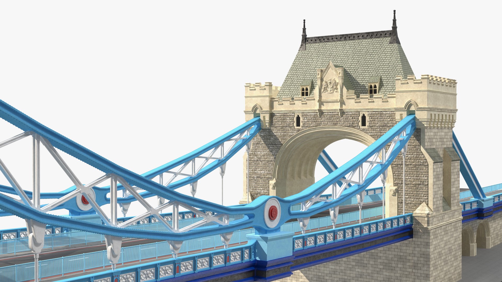 3d model tower bridge london