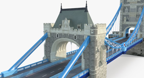 3d model tower bridge london
