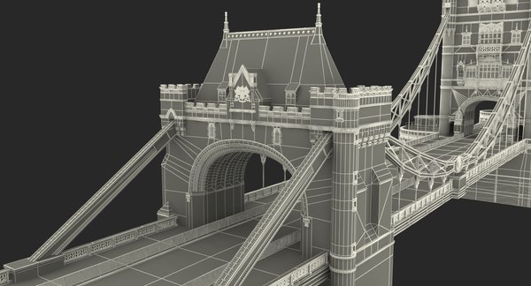 3d model tower bridge london