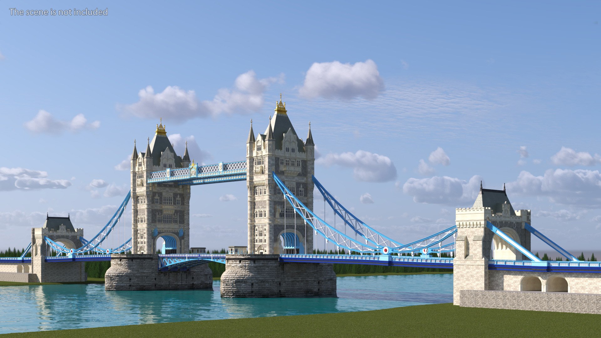 3d model tower bridge london