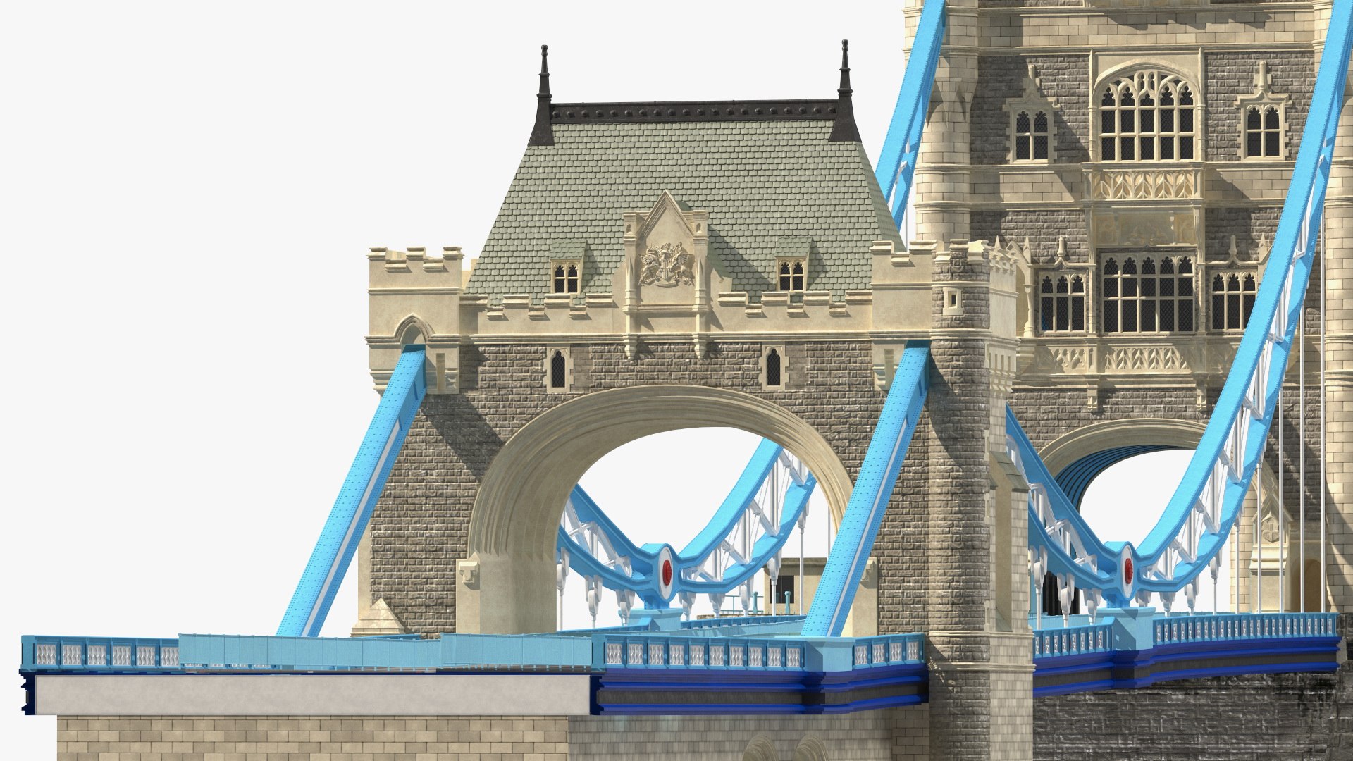 3d model tower bridge london