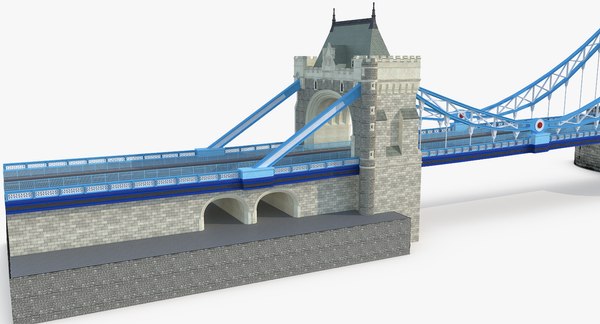 3d model tower bridge london
