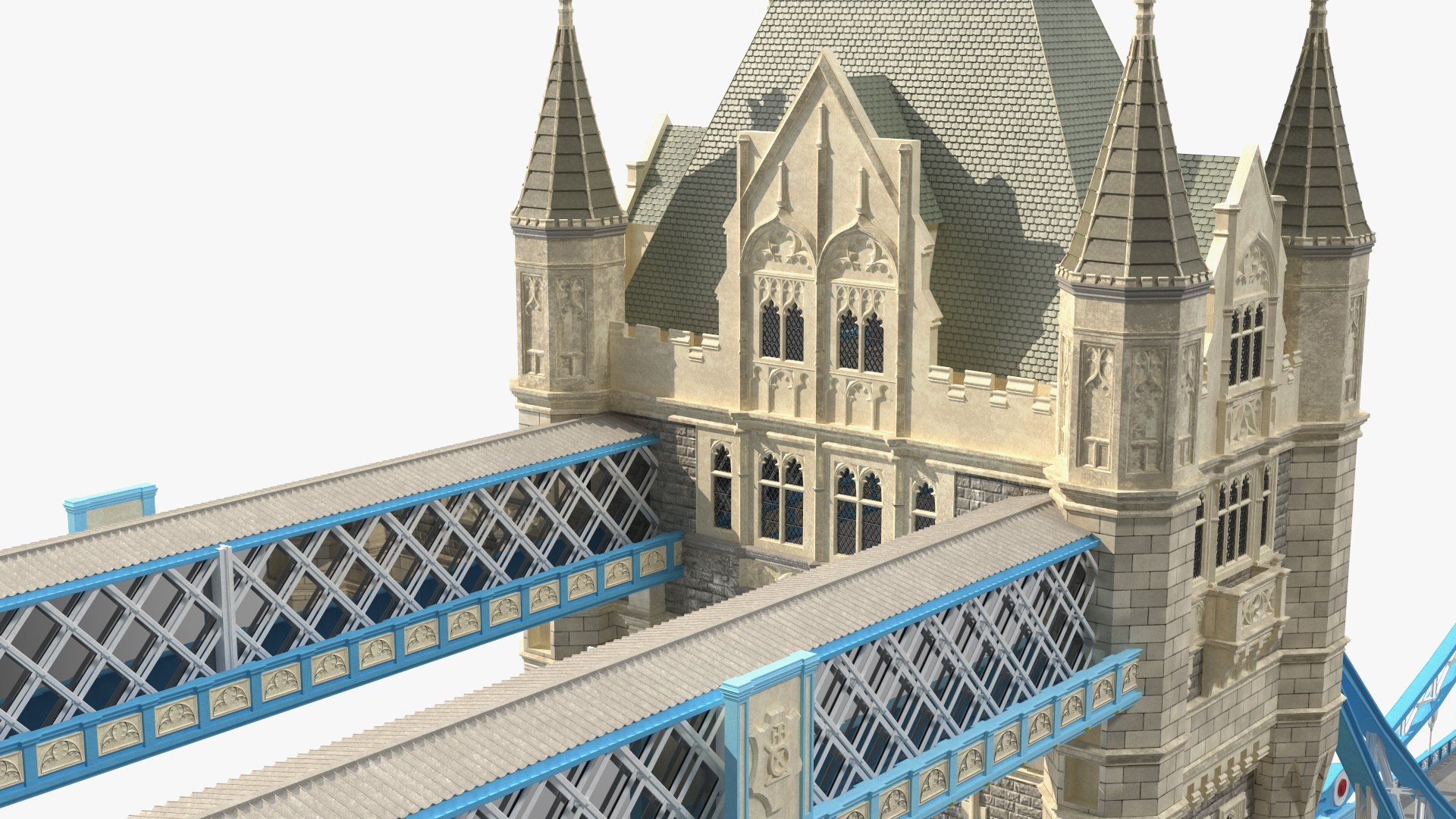 3d model tower bridge london