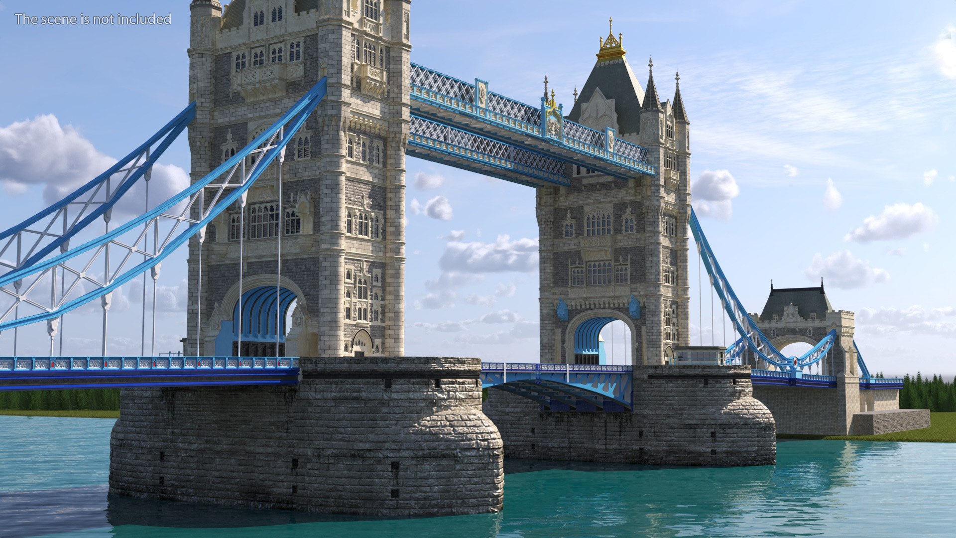 3d model tower bridge london