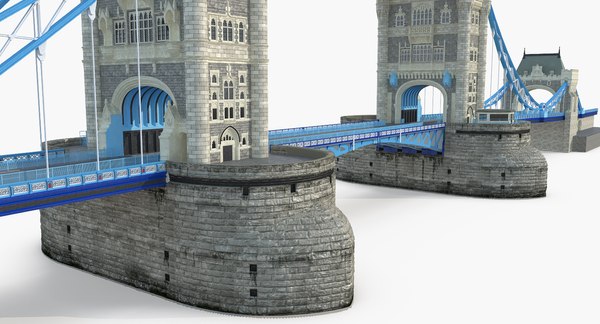 3d model tower bridge london