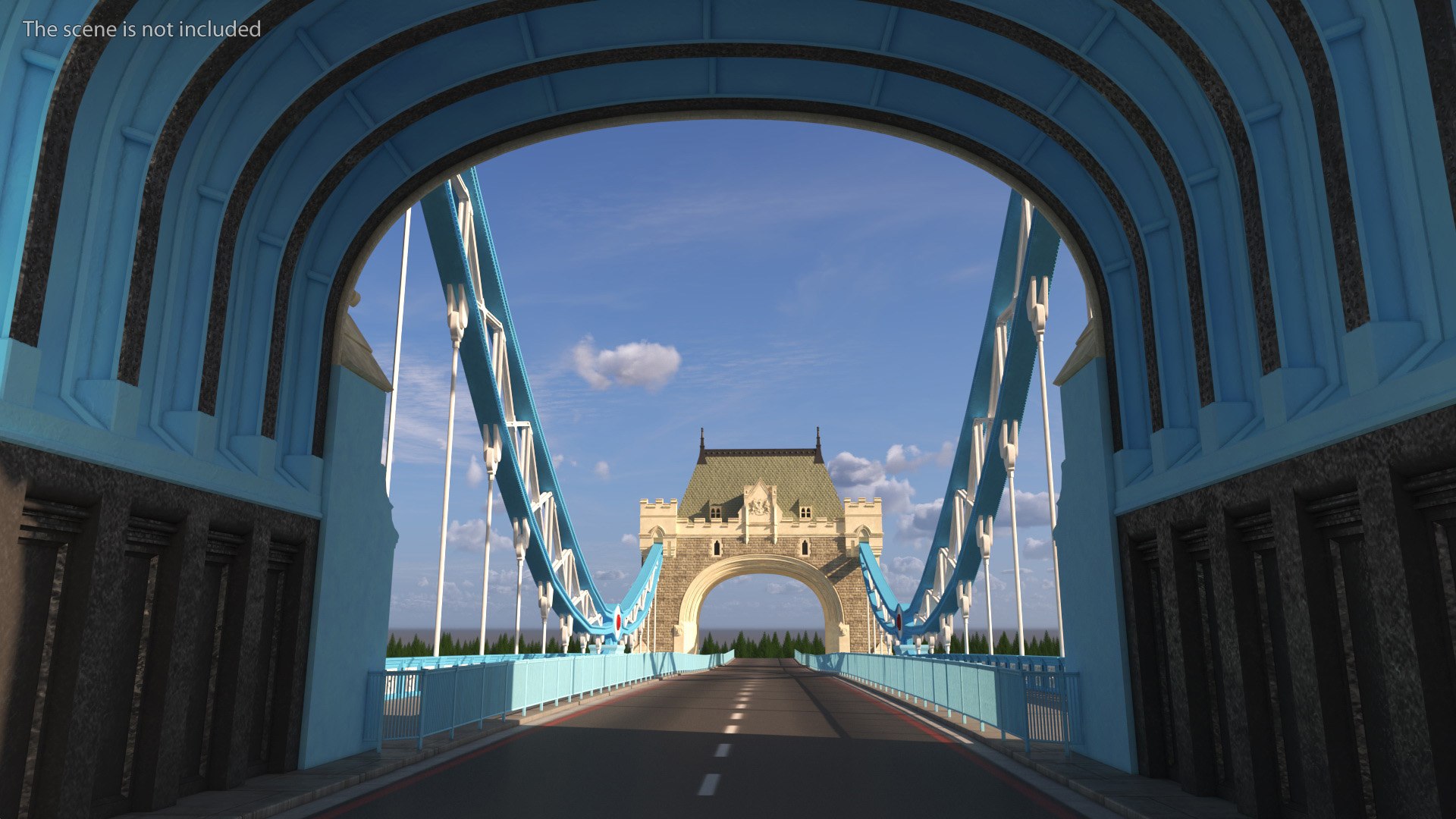 3d model tower bridge london