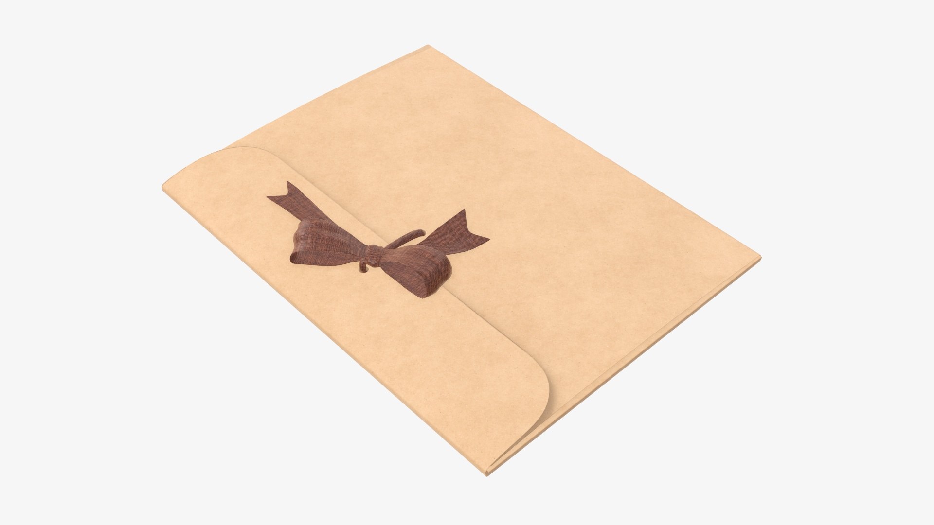 Paper Bow Envelope Model - TurboSquid 1698181