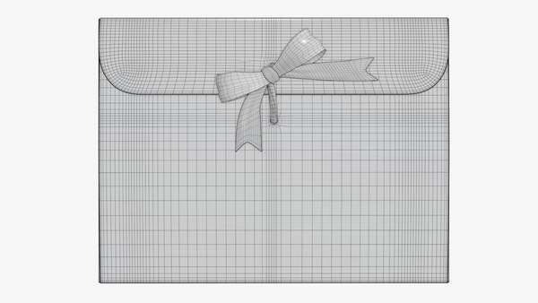 Paper bow envelope model - TurboSquid 1698181