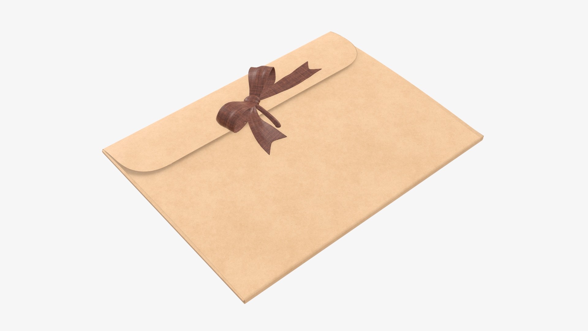 Paper Bow Envelope Model - TurboSquid 1698181