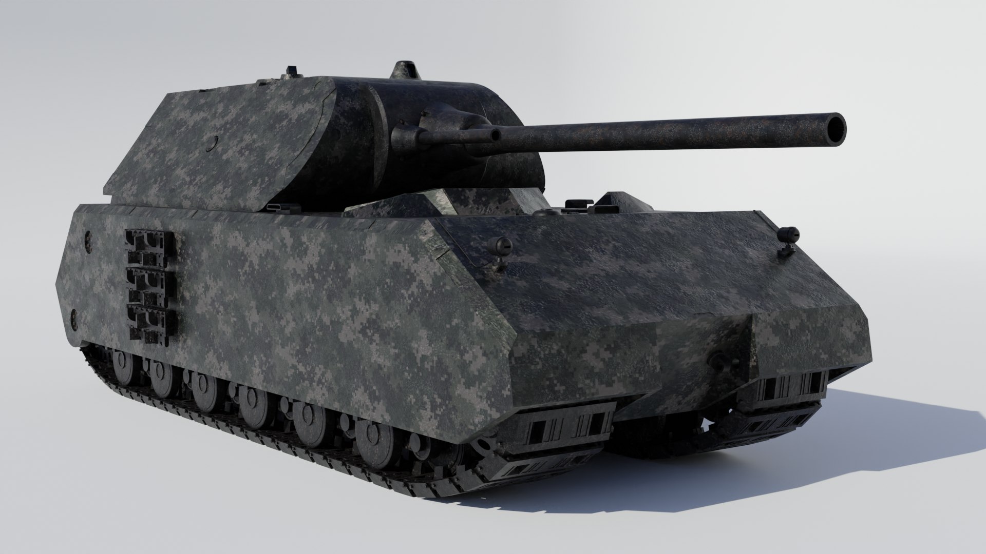 Maus Tank 3D - TurboSquid 1899150