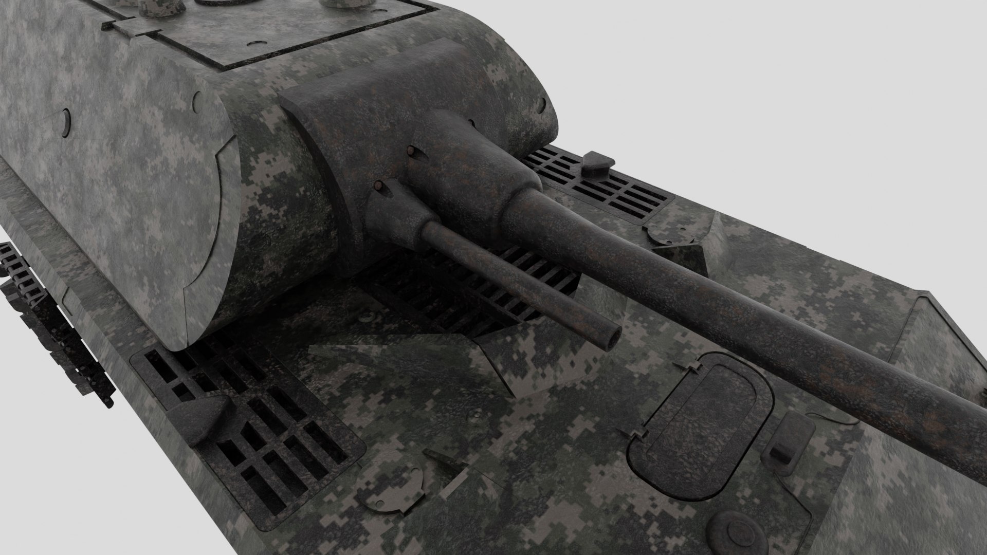 Maus Tank 3D - TurboSquid 1899150
