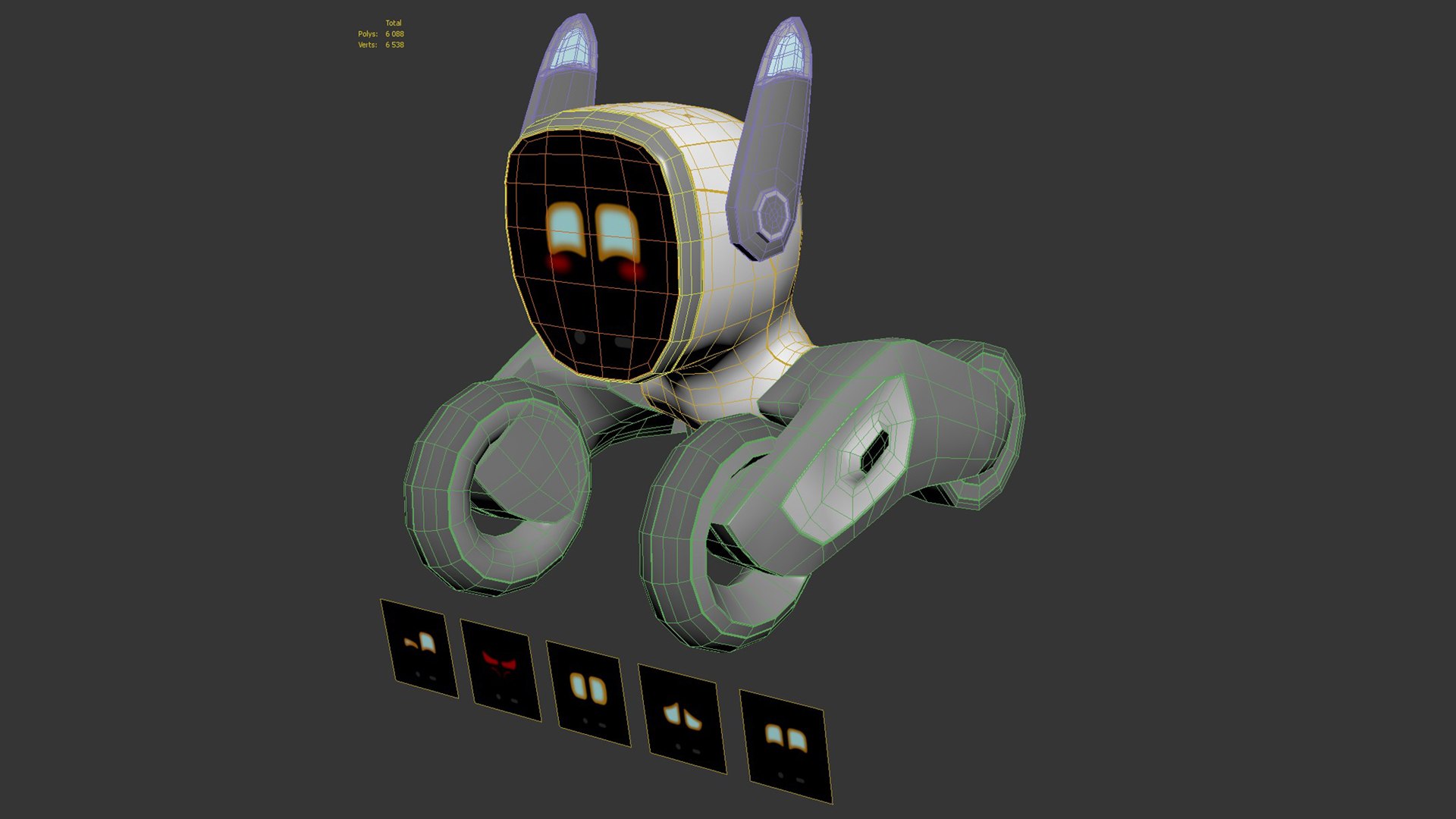 3D Robot Loona - TurboSquid 2030282