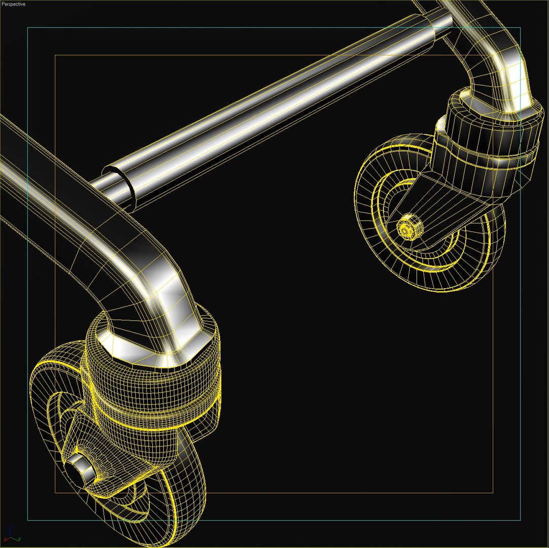 Shopping Trolley Cart 3d Model