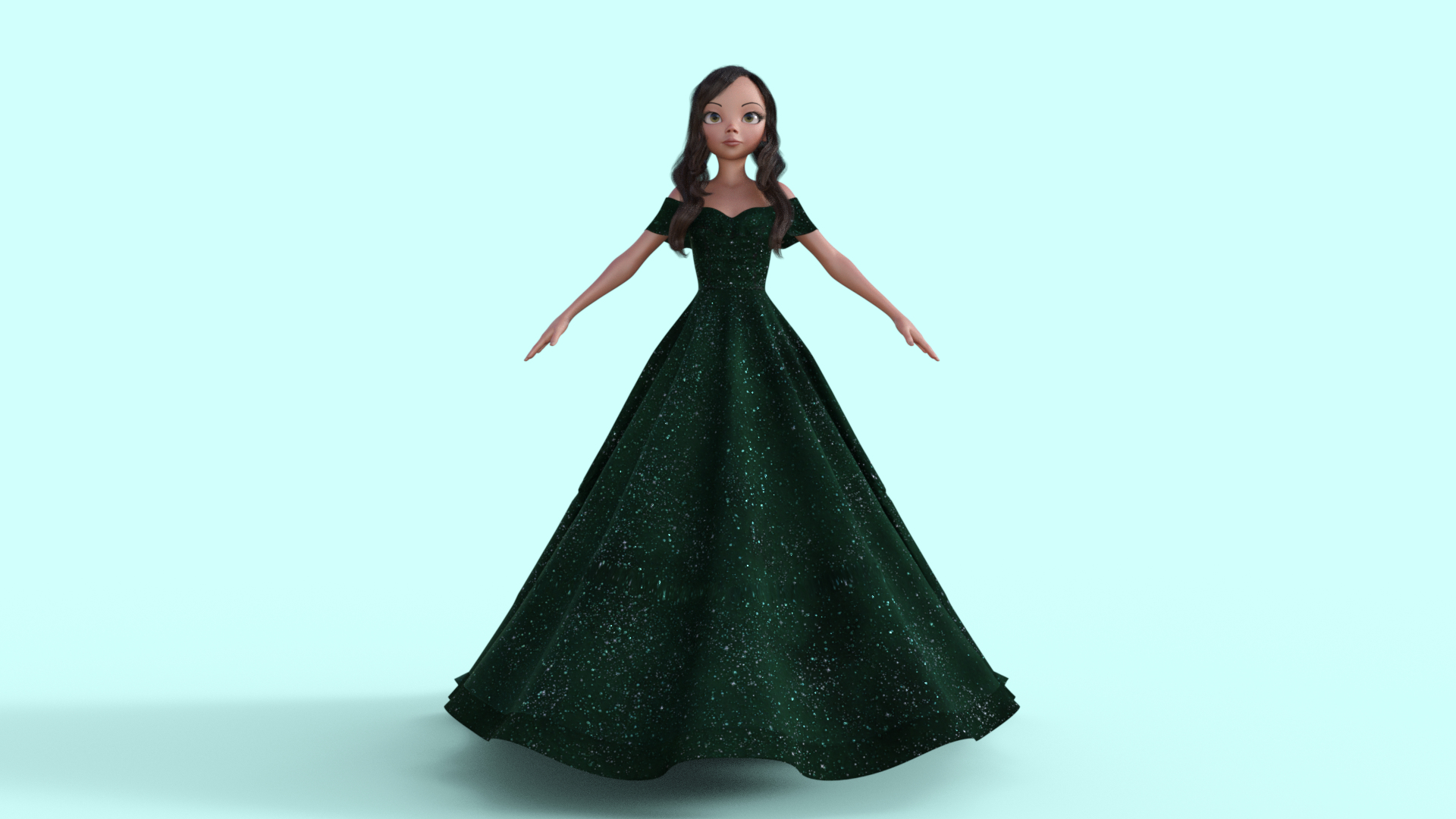 3D Princess Character Rigged Model - TurboSquid 2020529