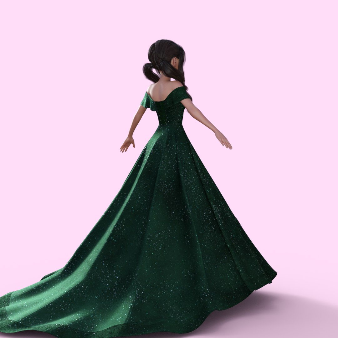 3D Princess Character Rigged Model - TurboSquid 2020529