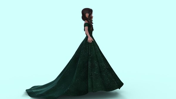modelo 3d Princess Character Rigged - TurboSquid 2020529