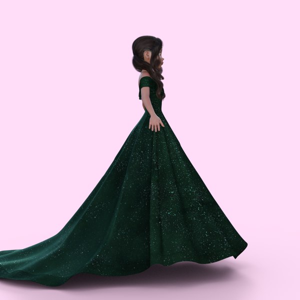 modelo 3d Princess Character Rigged - TurboSquid 2020529