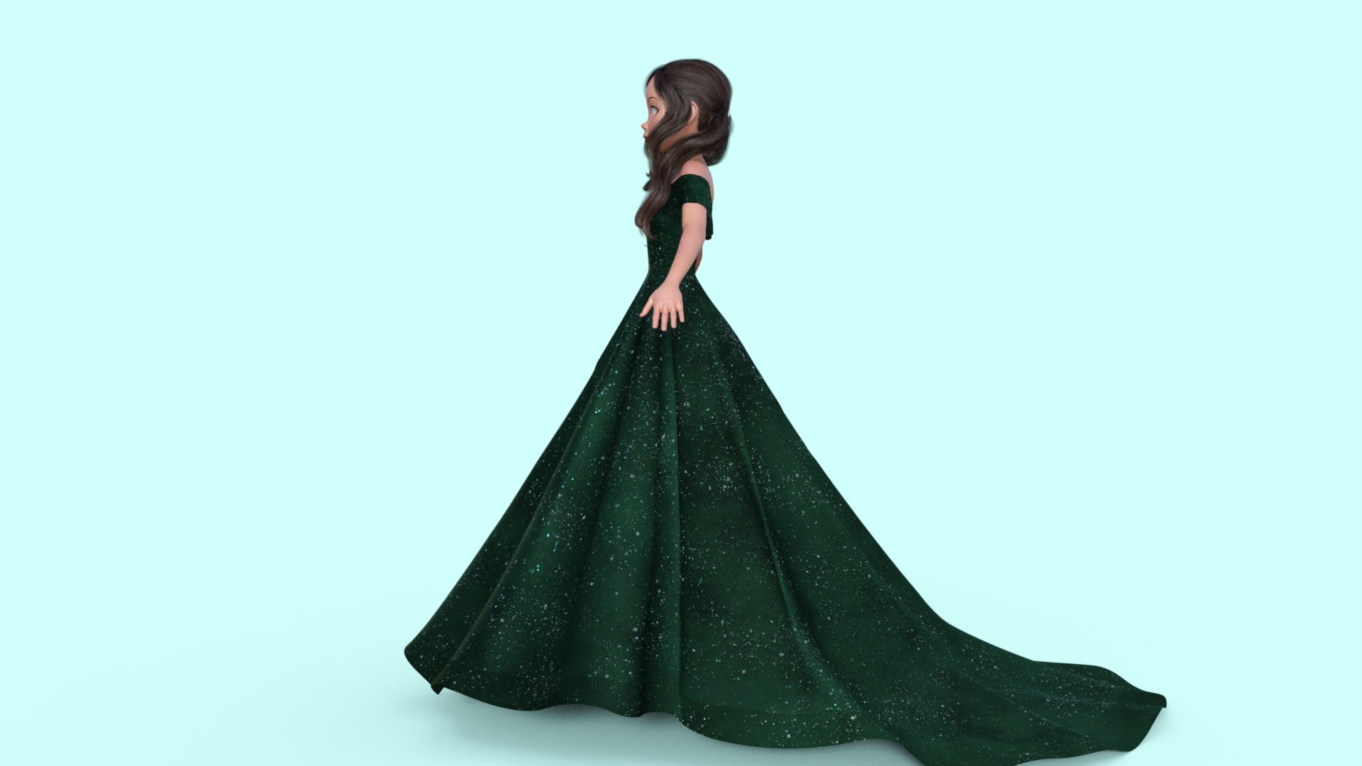 3D Princess Character Rigged Model - TurboSquid 2020529