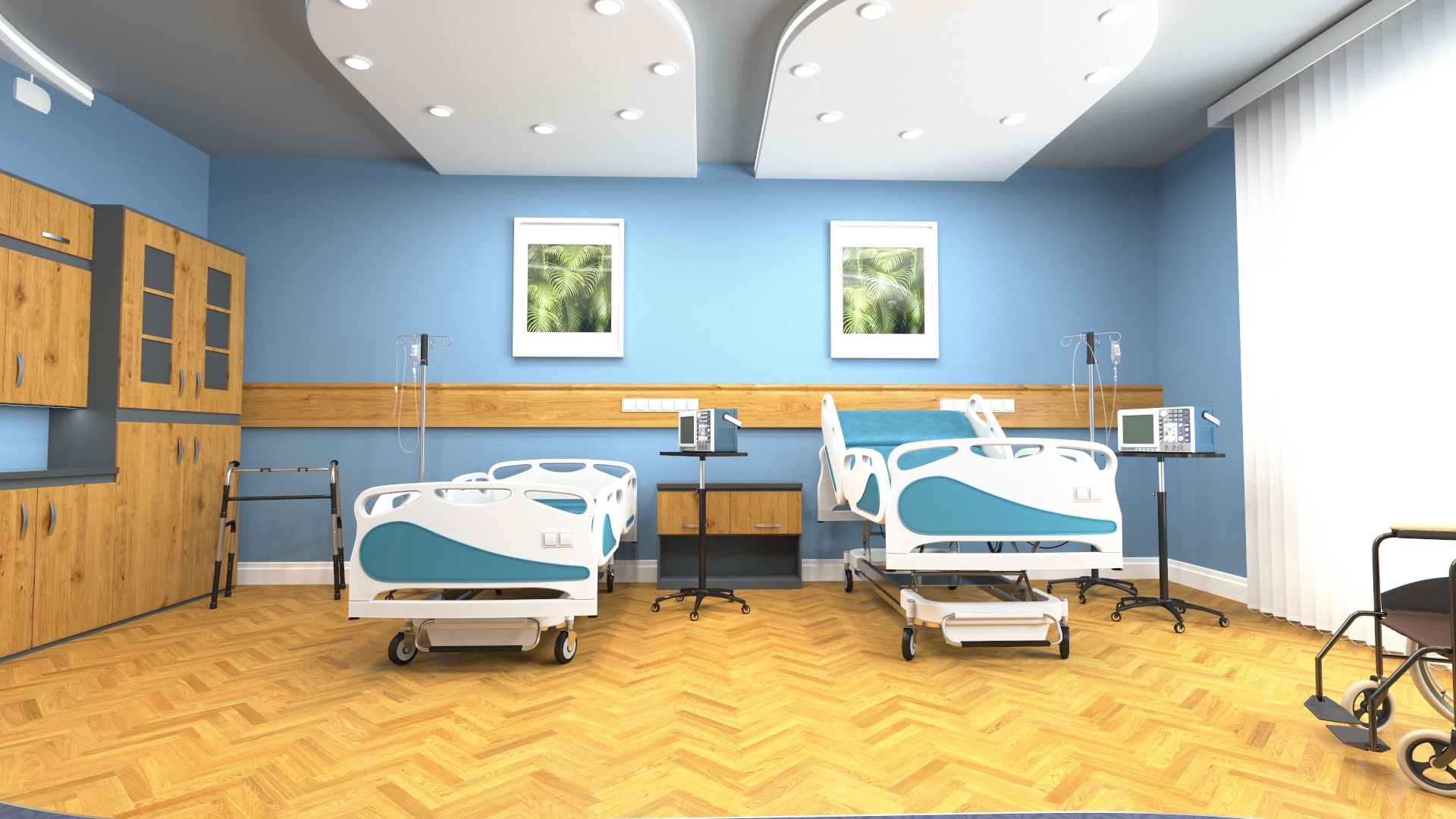 Hospital Room Interior Model - TurboSquid 1982044