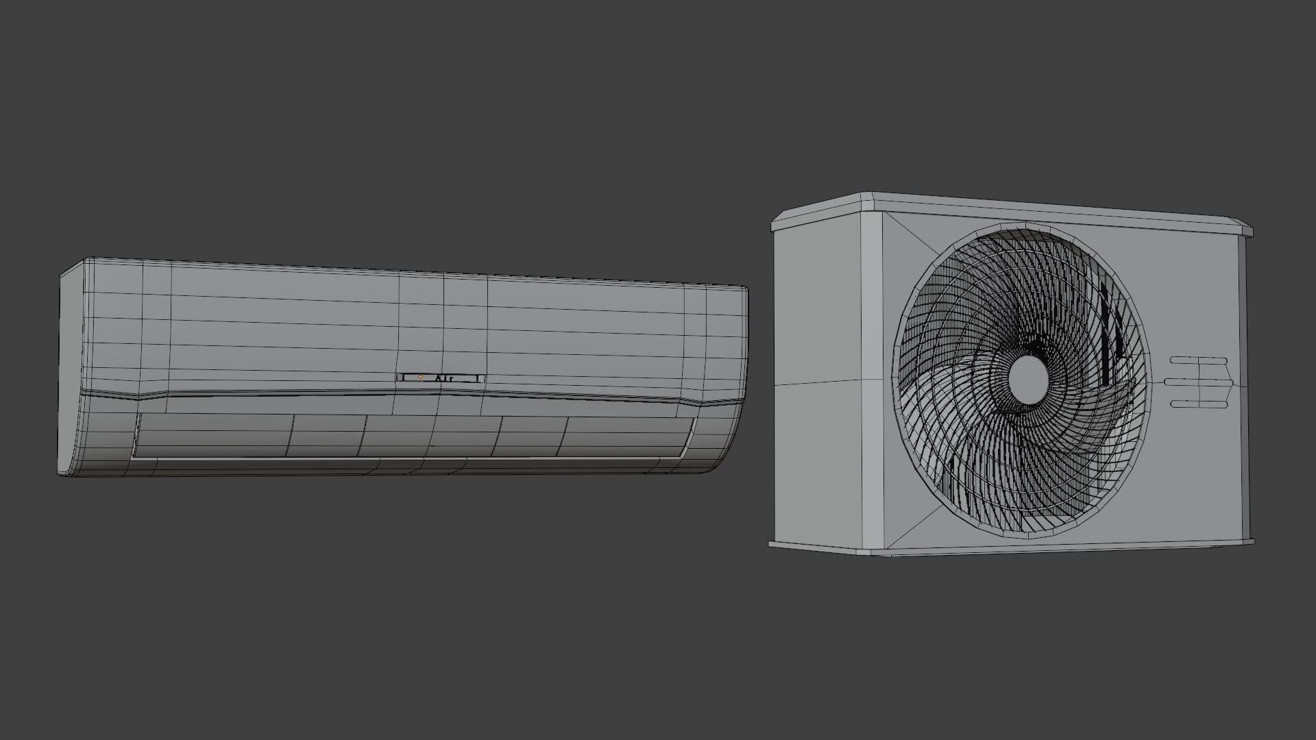 3D Model Air Conditioner - TurboSquid 2006987