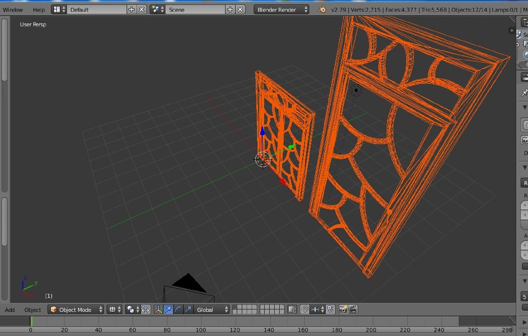 3D Fantasy Window And Door Set - TurboSquid 2058739