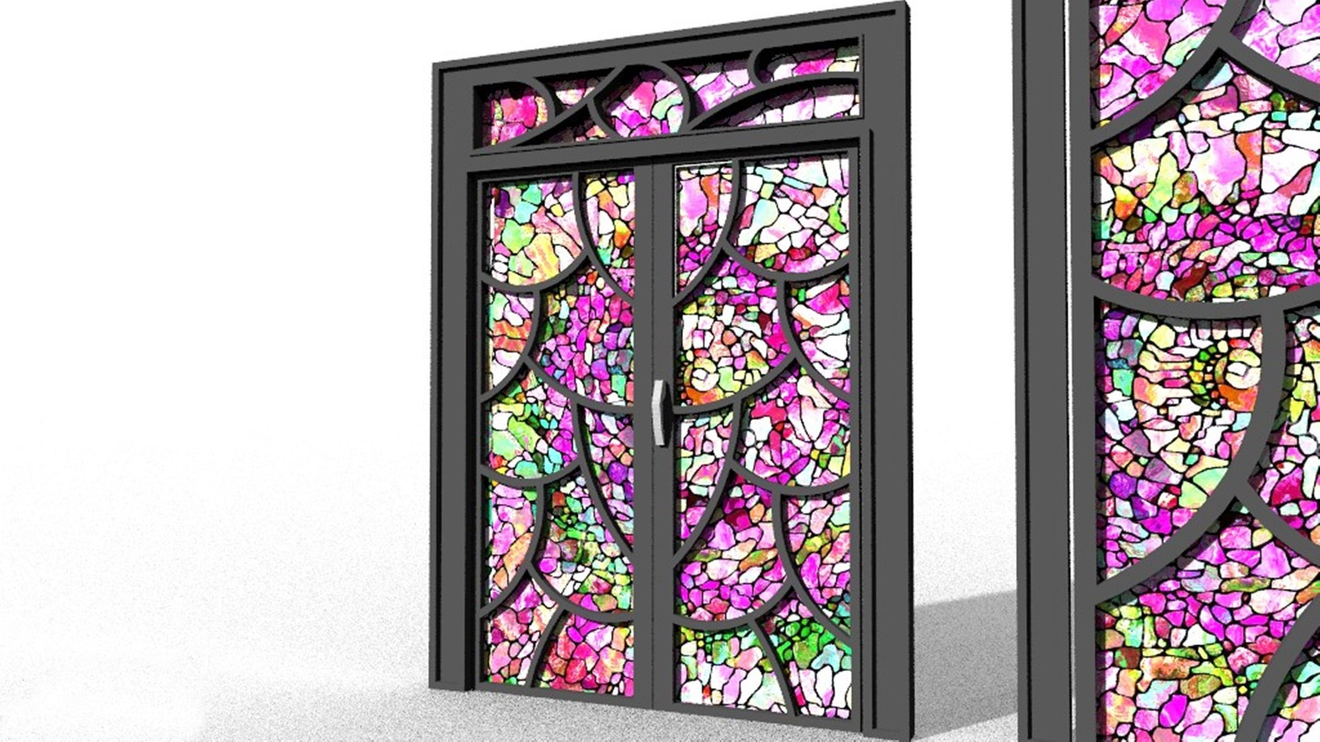 3D Fantasy Window And Door Set - TurboSquid 2058739