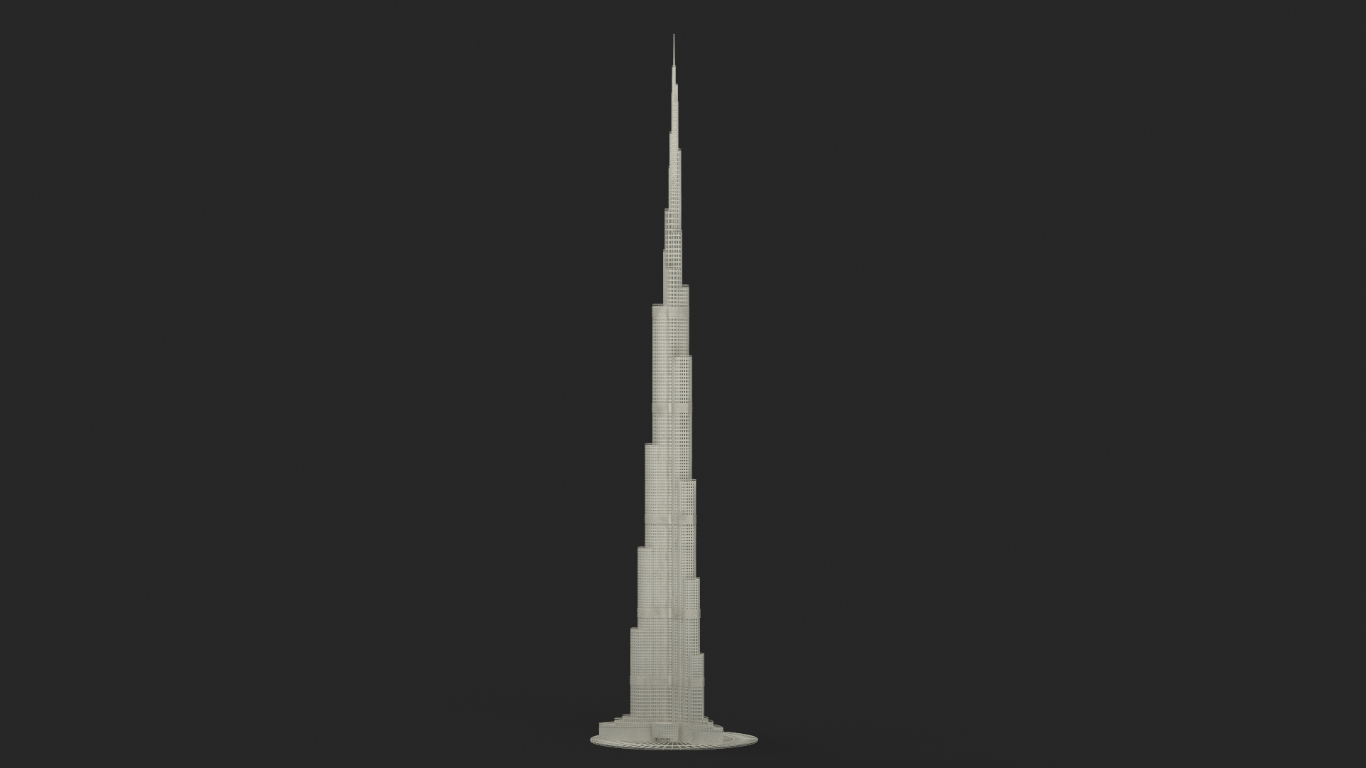 3D Burj Khalifa Worlds Tallest Building Model - TurboSquid 2224727