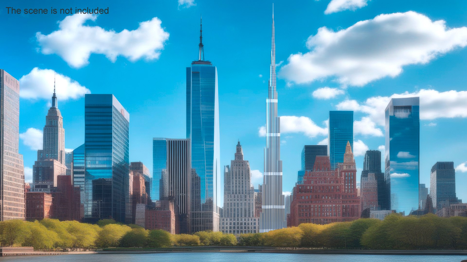 3D Burj Khalifa Worlds Tallest Building Model - TurboSquid 2224727