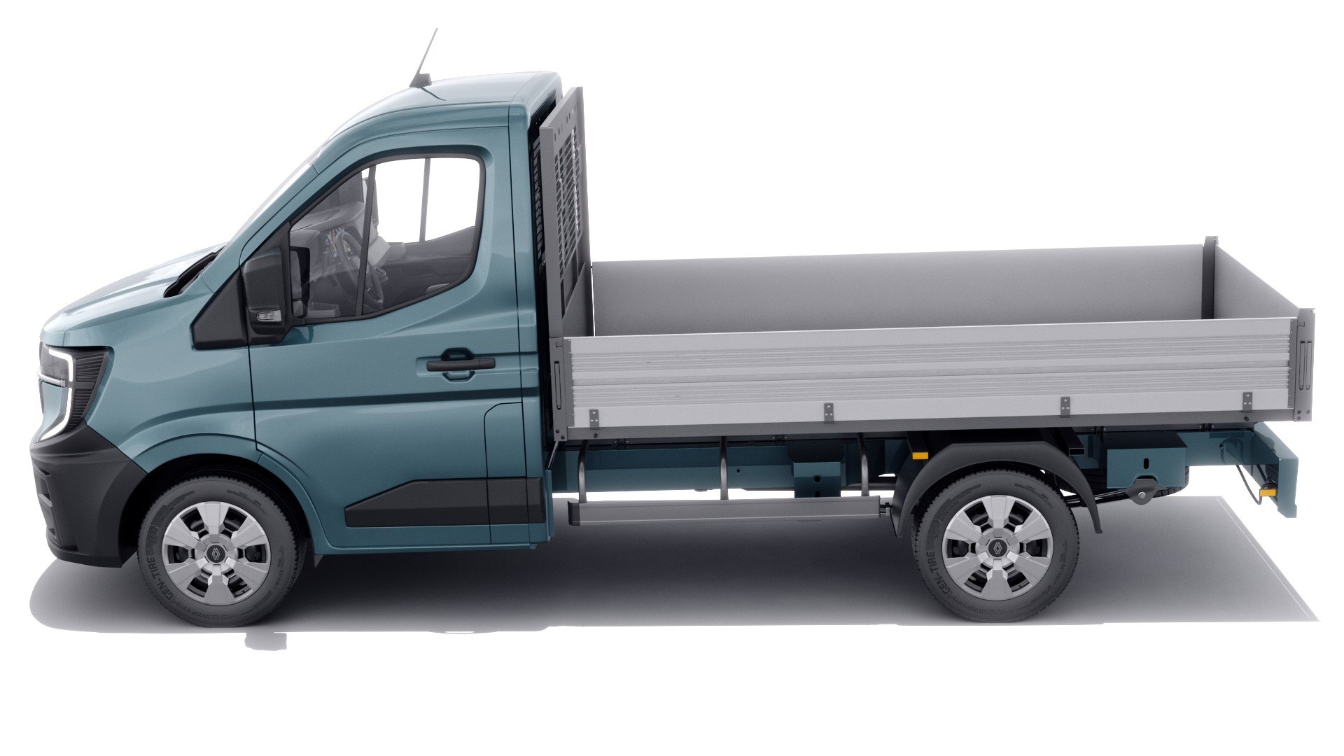 Renault Master Pick-up 2024 With Interior 3D Model - TurboSquid 2314286