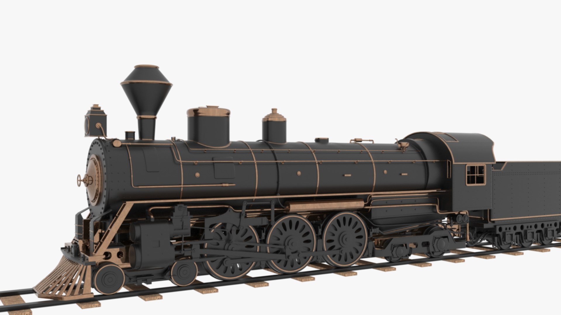 3D Steam Train model - TurboSquid 2174086