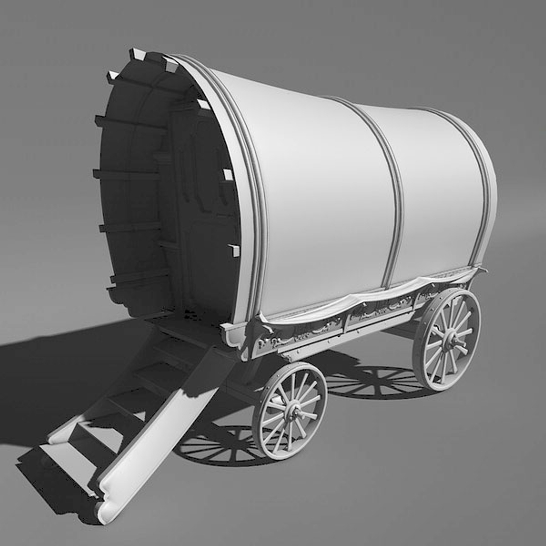 circus cart 3d model