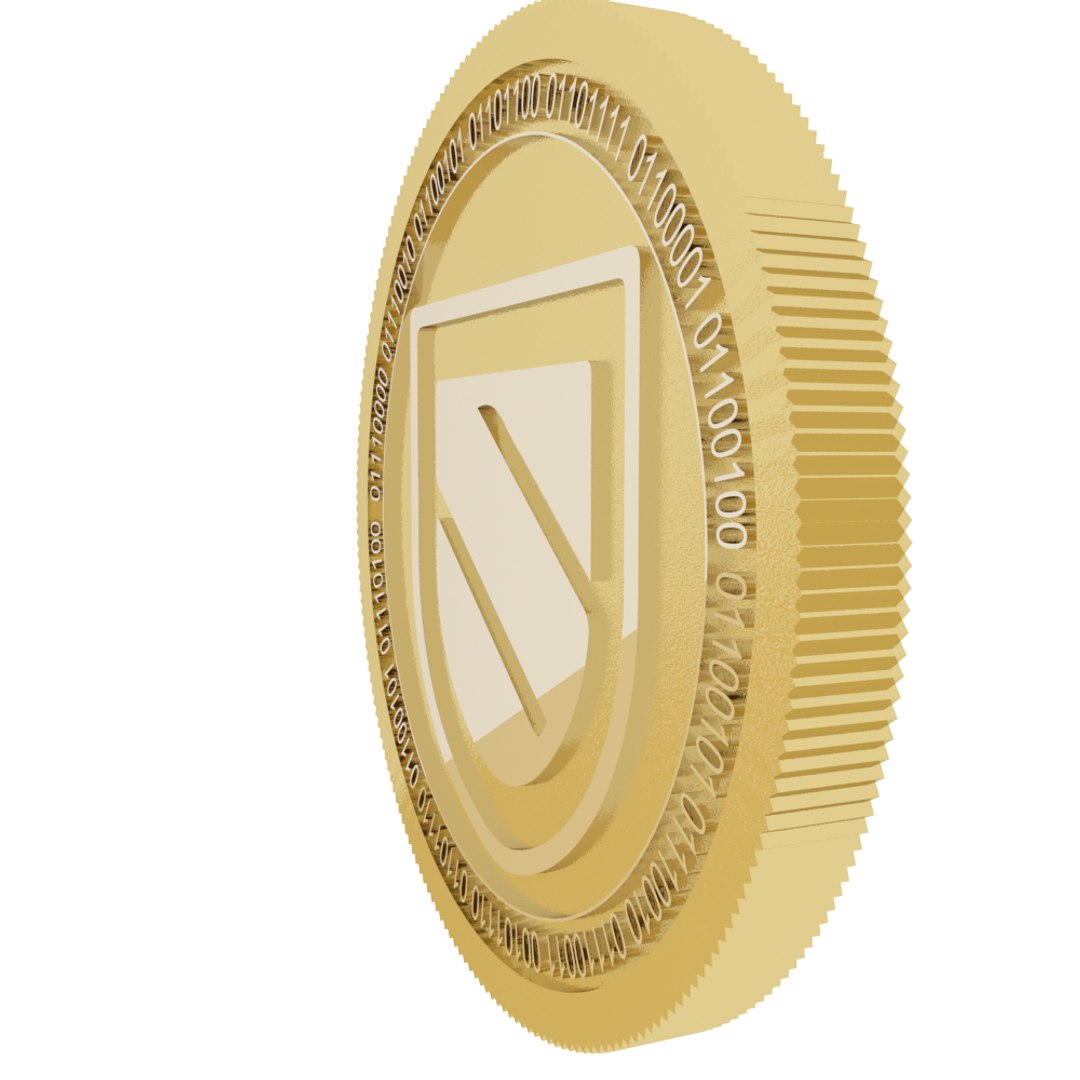 3D sentinel gold coin - TurboSquid 1555927