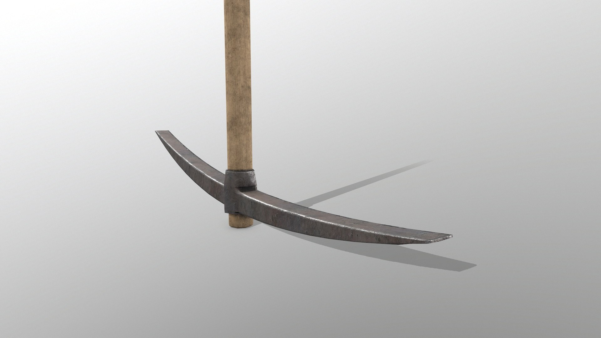 3D Model Wooden Pickaxe - TurboSquid 1737598