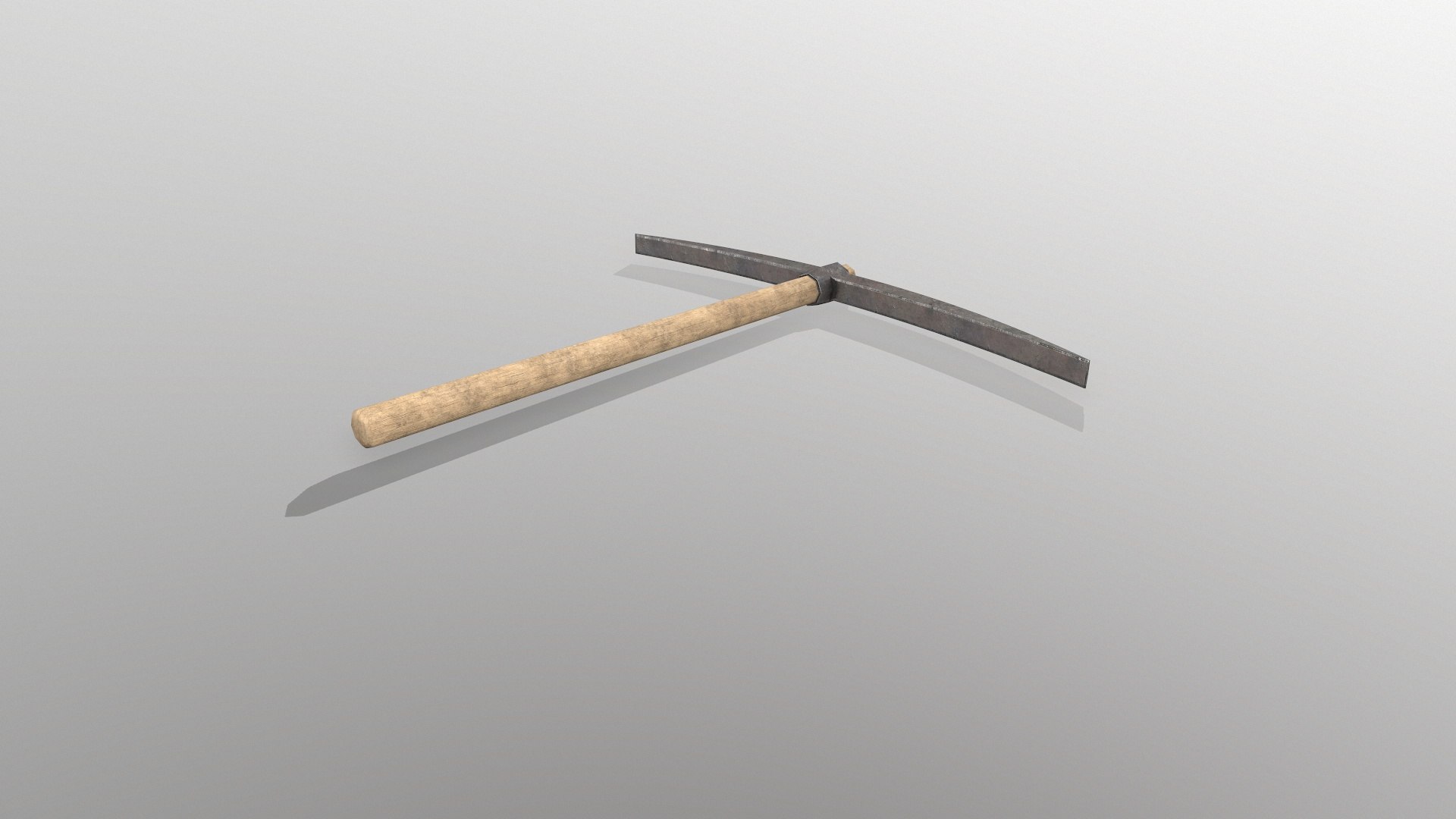 3D Model Wooden Pickaxe - TurboSquid 1737598