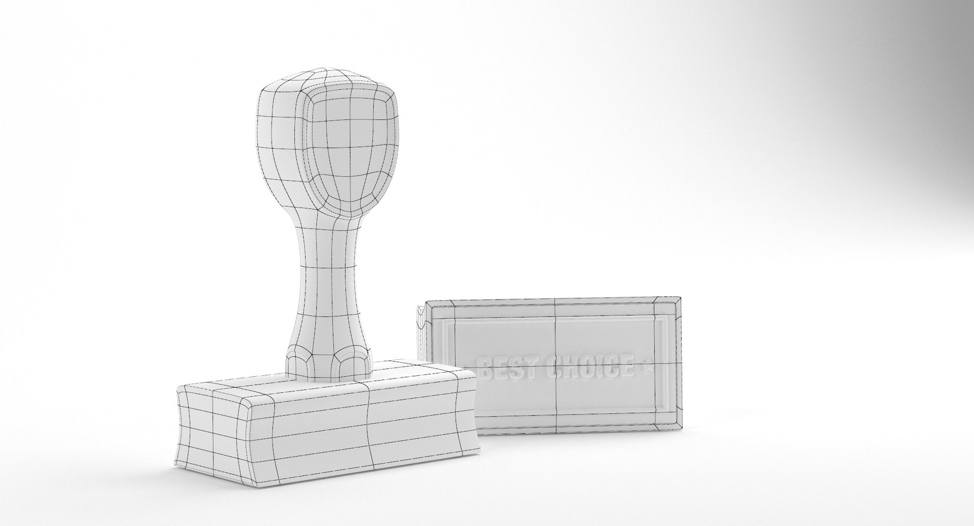 Rubber stamp 3D model - TurboSquid 1401488