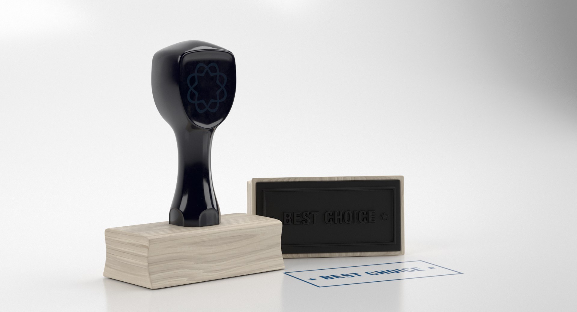 Rubber stamp 3D model - TurboSquid 1401488